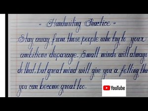 #Beginners Handwriting practice| #Learn Cursive writing#