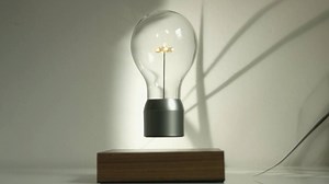 This is a levitating lightbulb, and it actually works. | Insider Design