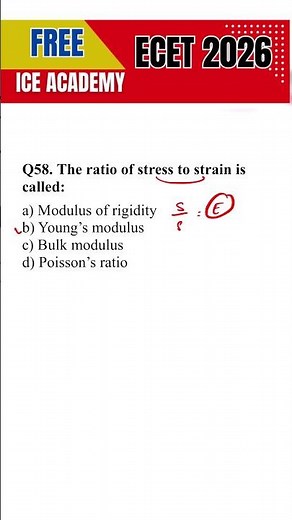 Ecet2026 free classes | physics & chemistry 🚀 | Q-40 ,#iceacademy,#ecet2026