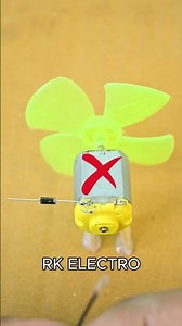 How to connect an Electric Diode to a DC Motor