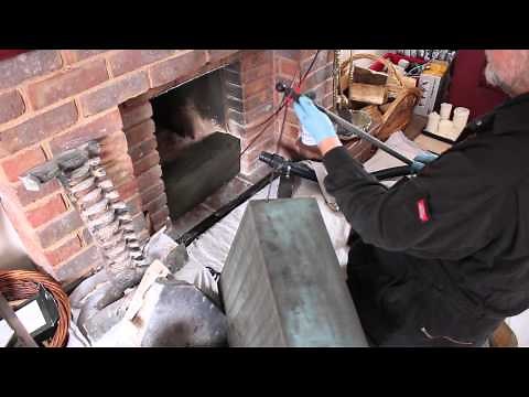 Power Sweeping Demo by Cleaner Chimneys Chimney Sweeps