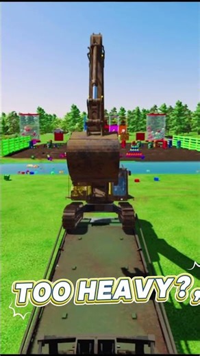 "TRANSPORTING EXCAVATOR, BIG TRUCK TRAILER FOR TRANSPORTING ! -FS22" #shorts #excavator