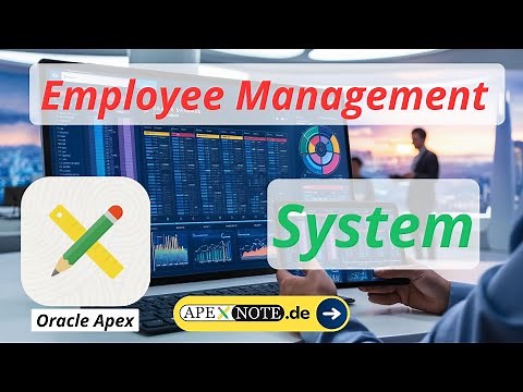 How to Create an Employee Management System with Oracle APEX Using the EMP & DEPT Tables for Report