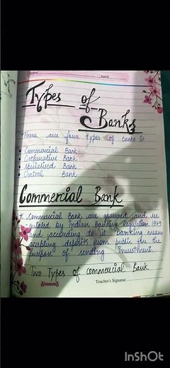 Class 11 businesss studies project file on banking#education#shortvideo