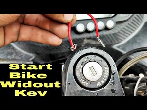 HOW TO START A BIKE WITHOUT KEY IN JUST 10 SEC