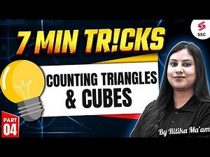 Counting Triangles & Cubes Reasoning Tricks in 15 Minutes | Part 4 | Reasoning by Ritika Ma’am