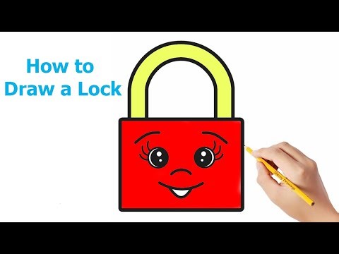 How to Draw a Lock | Easy Step-by-Step Drawing Tutorial