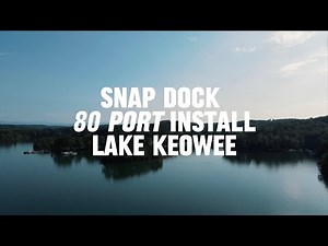 Lake Keowee Snap Dock Installation