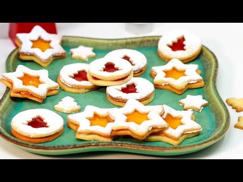✨ Delicious LINZER COOKIES – fruity & the perfect holiday classic!