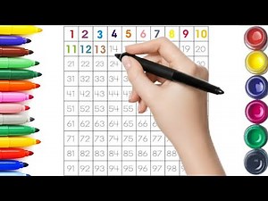 CountCounting 1 to 100 for Kids | Learn Numbers 1-100 in English & Hindi | AR Kids Study Class