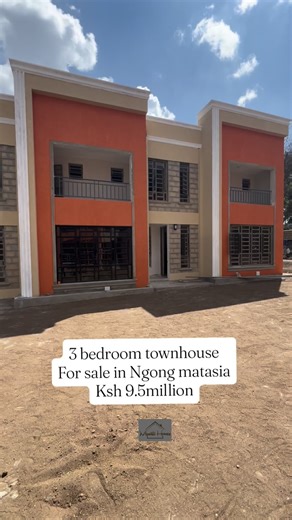 Musilli Homes on Instagram: "www.musillihomes.co.ke 📍Ngong Matasia 3 bedroom townhouses for sale in Ngong Matasia Ksh 9.5million Closed kitchen plan with a pantry Separate dining and living room Guest cloak room Master ensuite with a balcony 2 room sharing bath and toilet Rooftop terrace Borehole water Gated community For more information call us on 0729678773"