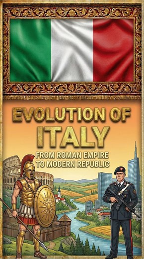 History For Everyone on Instagram: "Evolution of Italy 🇮🇹 #historyforeveryone #aiart #cinematic #history #historylovers #medieval #reels #ancienthistory"