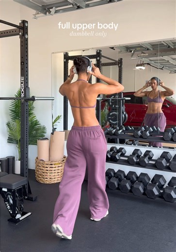 Full Upper Body Dumbbell Workout for Strength Training