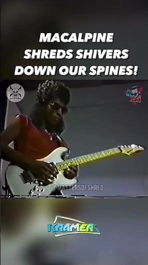 🔥MacAlpine Shreds ON A KRAMER! 🤯🙌🎸🔥 #tonymacalpine #masterofshred #mrshred #kramerguitars