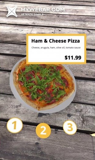 WebAR Food Menu