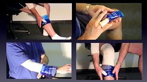 Torex Flat Hot and Cold Pack - Reusable Gel Ice Pack (Quarter 5.5"x7.5") - Great for Knee, Elbow, Arm, Shoulder, Back, Swelling, Bruises, Sprains, Inflammation