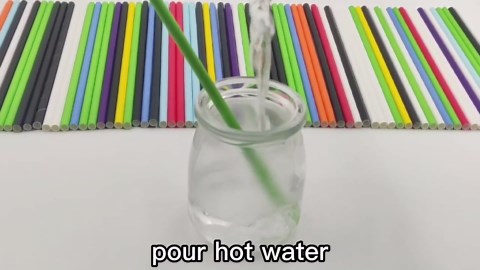 Rainbow Paper Drinking Straws, 100 Counts Disposable Solid Single Plain Color In Assorted 7 Colors Multi Colors Straws Paper Straw for DIY Crafts, Birthday Party, Cake Pop Sticks