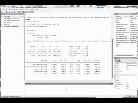 Computing a Durbin-Watson Test Statistic in Stata