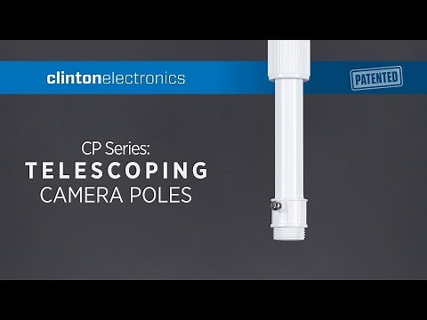 CP Series: Telescoping Ceiling Mount Poles for CCTV Cameras