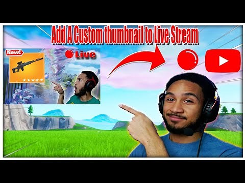 How To Add/Change Your Thumbnail On A YouTube Live Stream #youtubelivestream