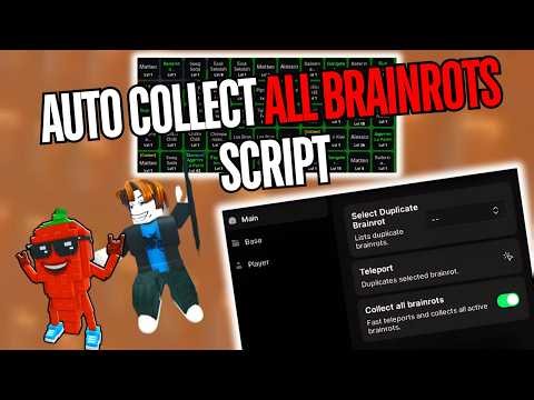 [💵 OP] Swing Obby for Brainrots! Script – DUPE BRAINROTS | AUTO COLLECT ALL BRAINROTS | AUTO REBIRTH
