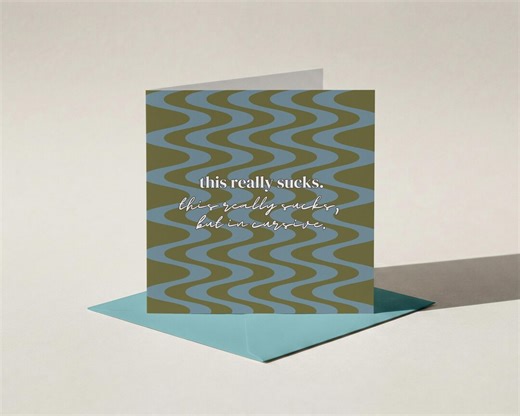 Funny Printable Sympathy Card, Sarcastic Greeting Card Digital Download, Unhinged Condolence Humor, Grief, Support, Canva Template - Etsy