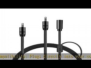 UCEC 6.6Ft Chat Link Cable, Party Chat Adapter for Xbox One, Nintendo Switch, PS4, PS5, Compatible