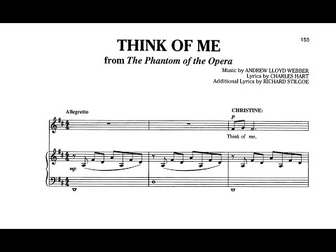 Think Of Me - The Phantom of the Opera (Andrew Lloyd Webber)