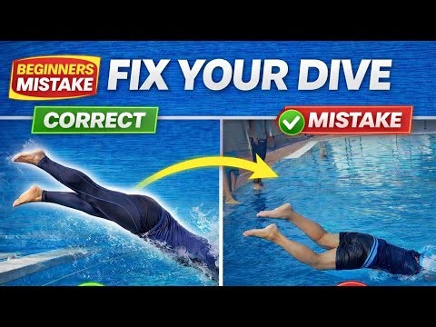 5 Beginner Dive Mistakes | Fix Your Swimming Dive | Pani me dive kaise karte hai sikho @Swimlikepro 