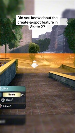 Did you know about the create-a-spot feature in Skate 2? #easkate #skate #skate2