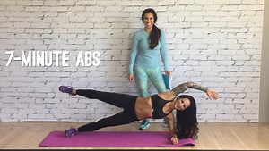 You gotta try this 7-Minute Ab (and booty) workout I just did with the awesome Natalie Jill Fit - if what you see here looks good, join us for the full workout on the blog with modifications and form tips: http://thebettyrocker.com/7-minute-abs-with-natalie-jill-fitness/ ~ In this clip: 1. Knee to Elbow (0:30 each side) - option to hold the squeeze for your last 10-15 seconds! Drop the knee down for a modified version 2. Glute Triceps Push (0:30 each leg) - Natalie's not messing around with this