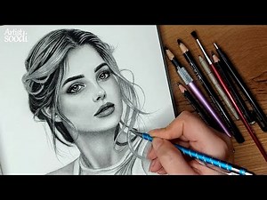 Realistic Pencil Portrait Timelapse | Watch It Come to Life