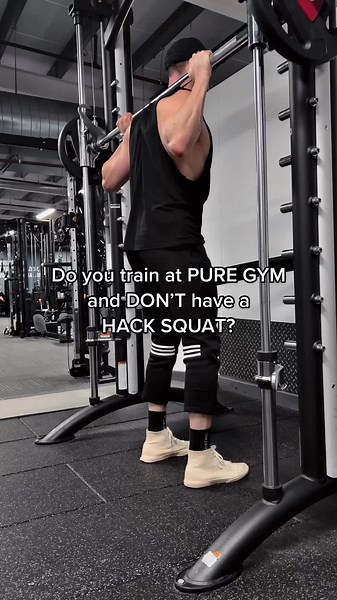 Hack Squat Alternative for Pure Gym Quads Workout