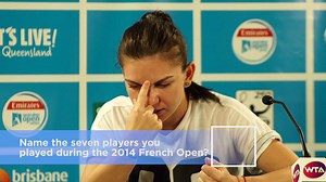 We put Simona Halep to the ultimate test: Quizzing her about facts from her OWN career #BrisbaneTennis | Brisbane International
