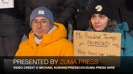 Germany: Protesters gather in Berlin urging U.S. action on Iran | ZUMA Press