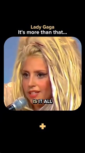 Lady Gaga’s realistic speech 🫶