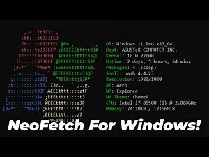 How To Install NEOFETCH on Windows