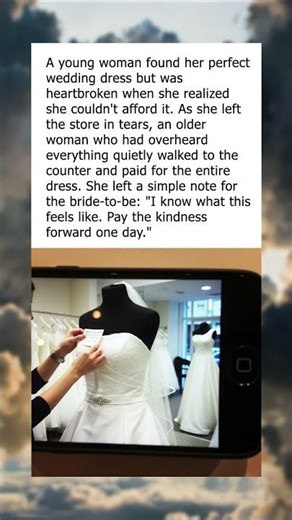 Stranger Secretly Pays for Bride's Dream Wedding Dress