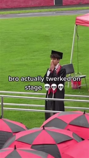 Graduation Moment Turns Awkward with Unexpected Fall
