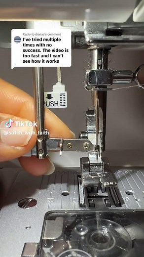 Using the Built-In Threader on Your Sewing Machine