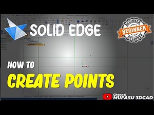 Solid Edge How To Create Points