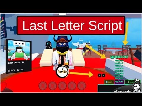 *NEW* Last Letter💬OP Script ( GENERATE WORDS OP & MORE ) 2026