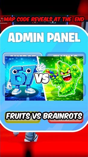 SECRET Admin Panel in Fortnite... (Fruits vs Brainrots)