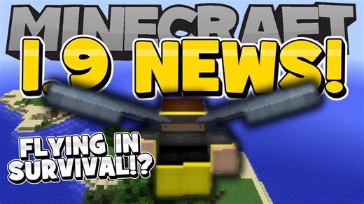 Flying in Survival! - Minecraft News! - Minecraft Combat Update - Elytra & New Boats