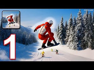 Snow Clash - Gameplay Walkthrough Part 1 - Cool Boarders Ride (iOS, Android)