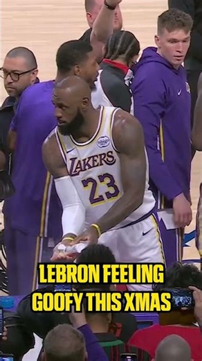 LeBron felt like giving this Christmas! 😂 😂 | #NBA