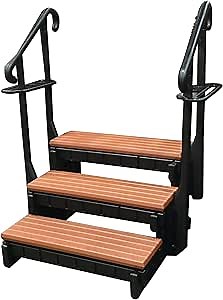 Confer Plastics 3 Step Signature Spa Step (Redwood)