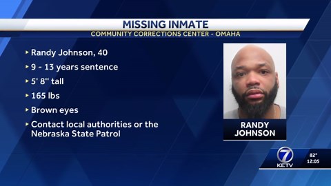Inmate reported missing from corrections facility in Omaha