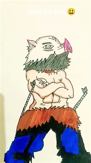 Inosuke made zenitsu angry because 😆#demon slayer #anime