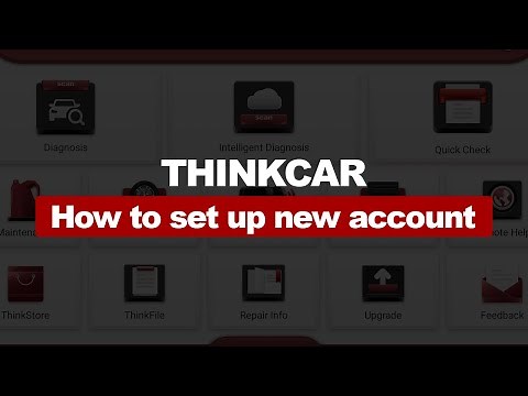 How to Set Up a New Account for Your Thinkcar Vehicle Scanner